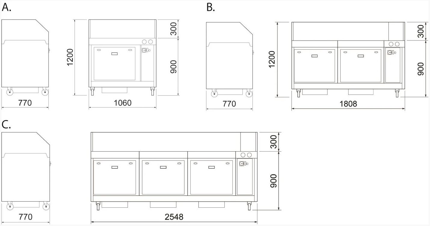 Nederman Absaugtisch FilterBench